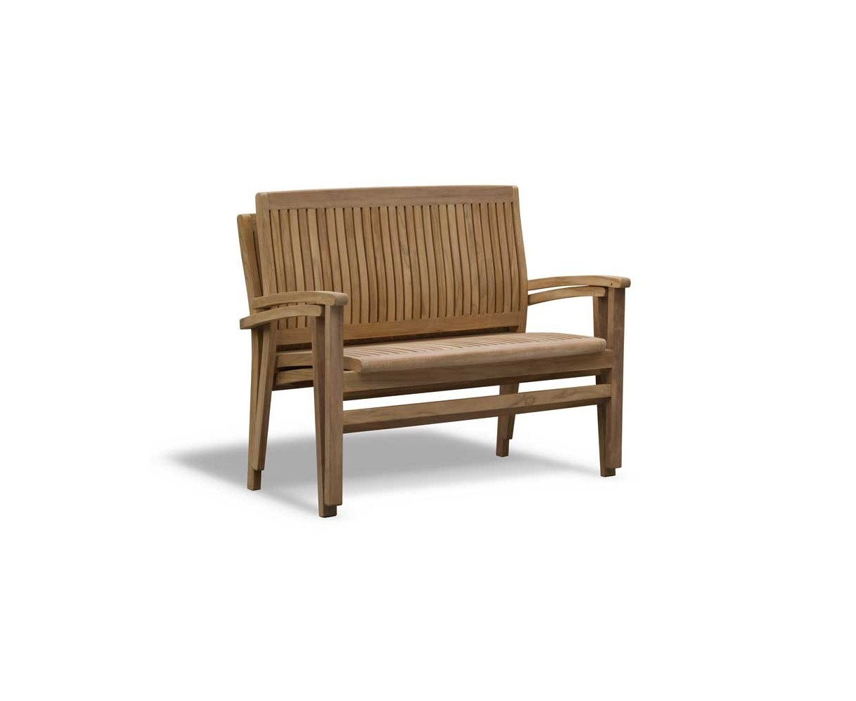 Balinese Style Bench Maze Rope Bali Wooden Platform Corner Sofa Set