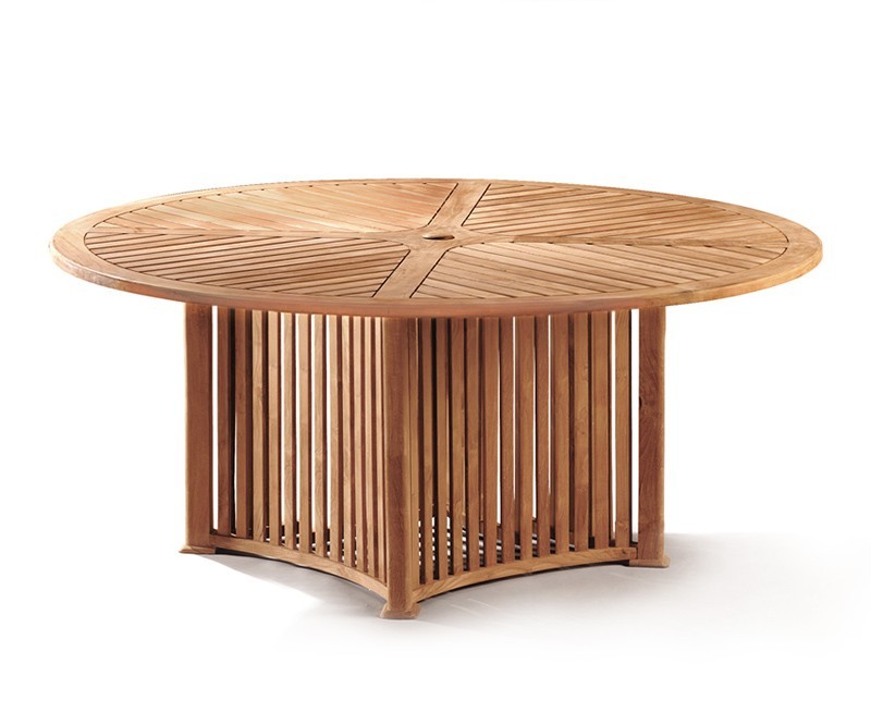 Aero Teak Garden Contemporary Round Table