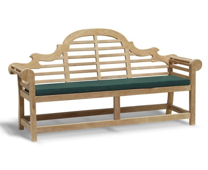 Teak Lutyens-Style Garden Bench and Table Set - 1.95m