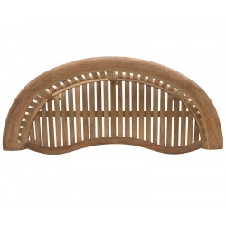 Super-Deluxe Teak Banana Bench | Peanut Bench