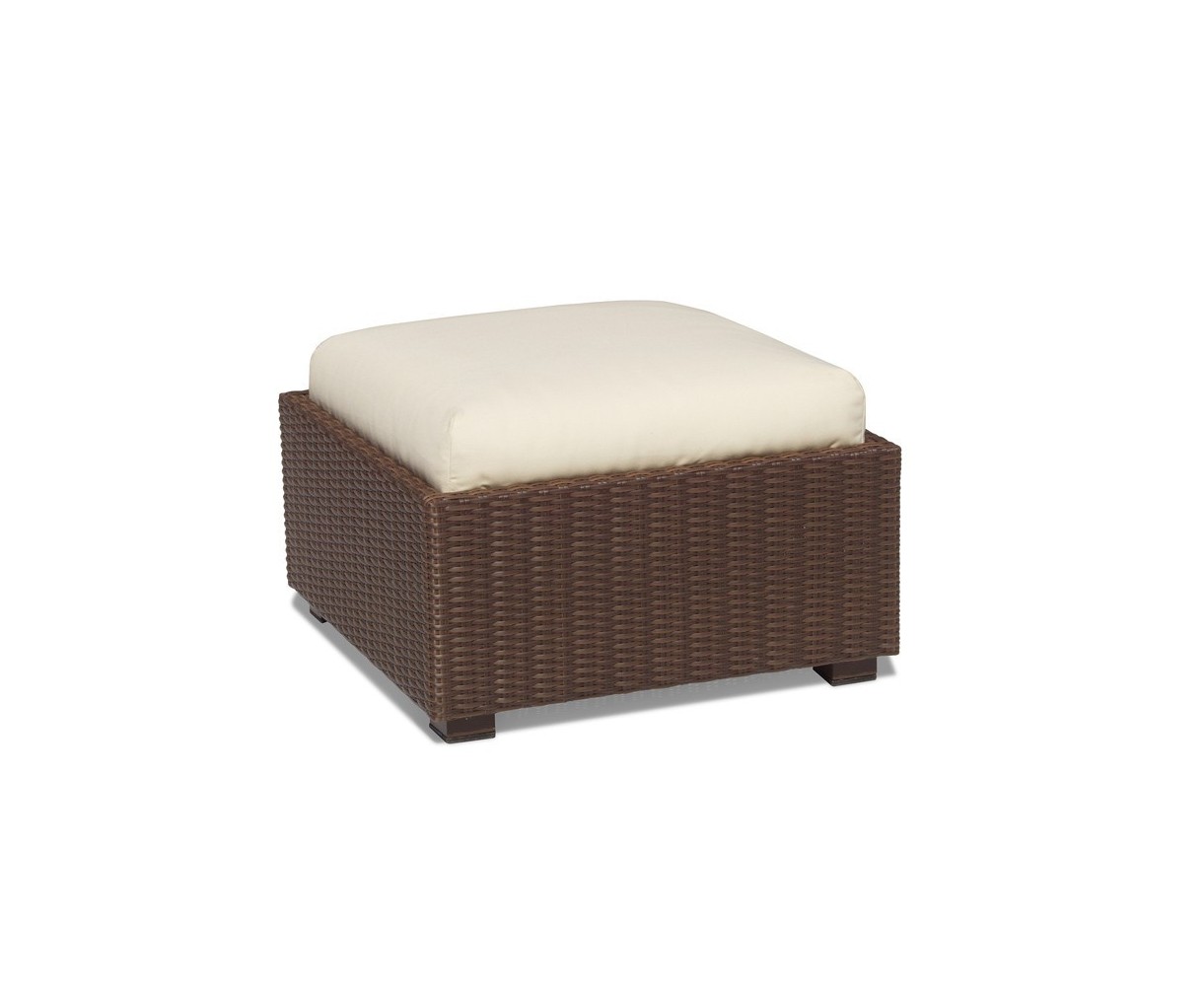 Riviera Rattan Footsool