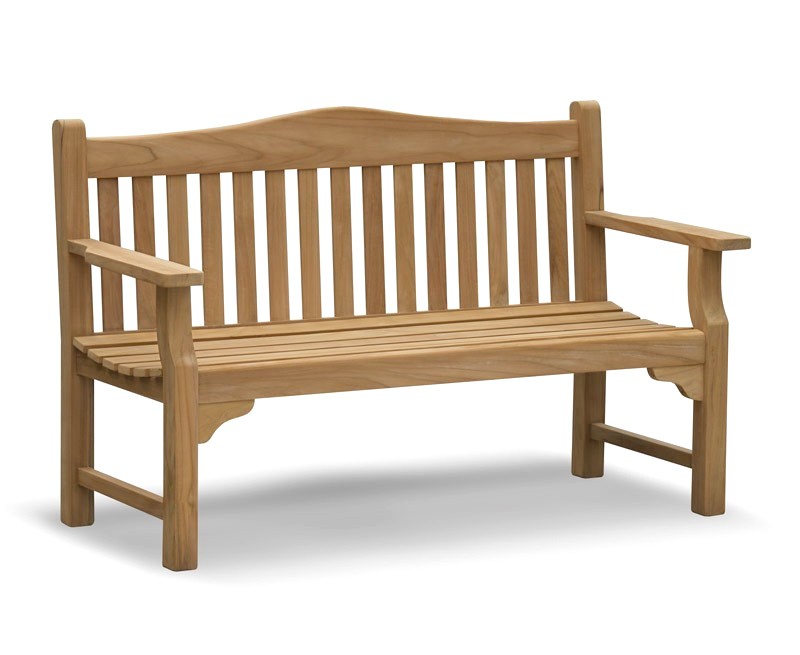 Tribute 5ft Teak Commemorative Memorial Bench | Remembrance Bench