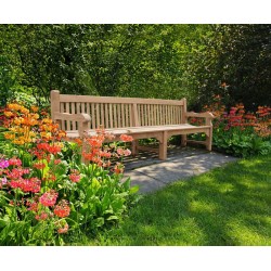Balmoral Park Bench - Large Teak Bench 3m
