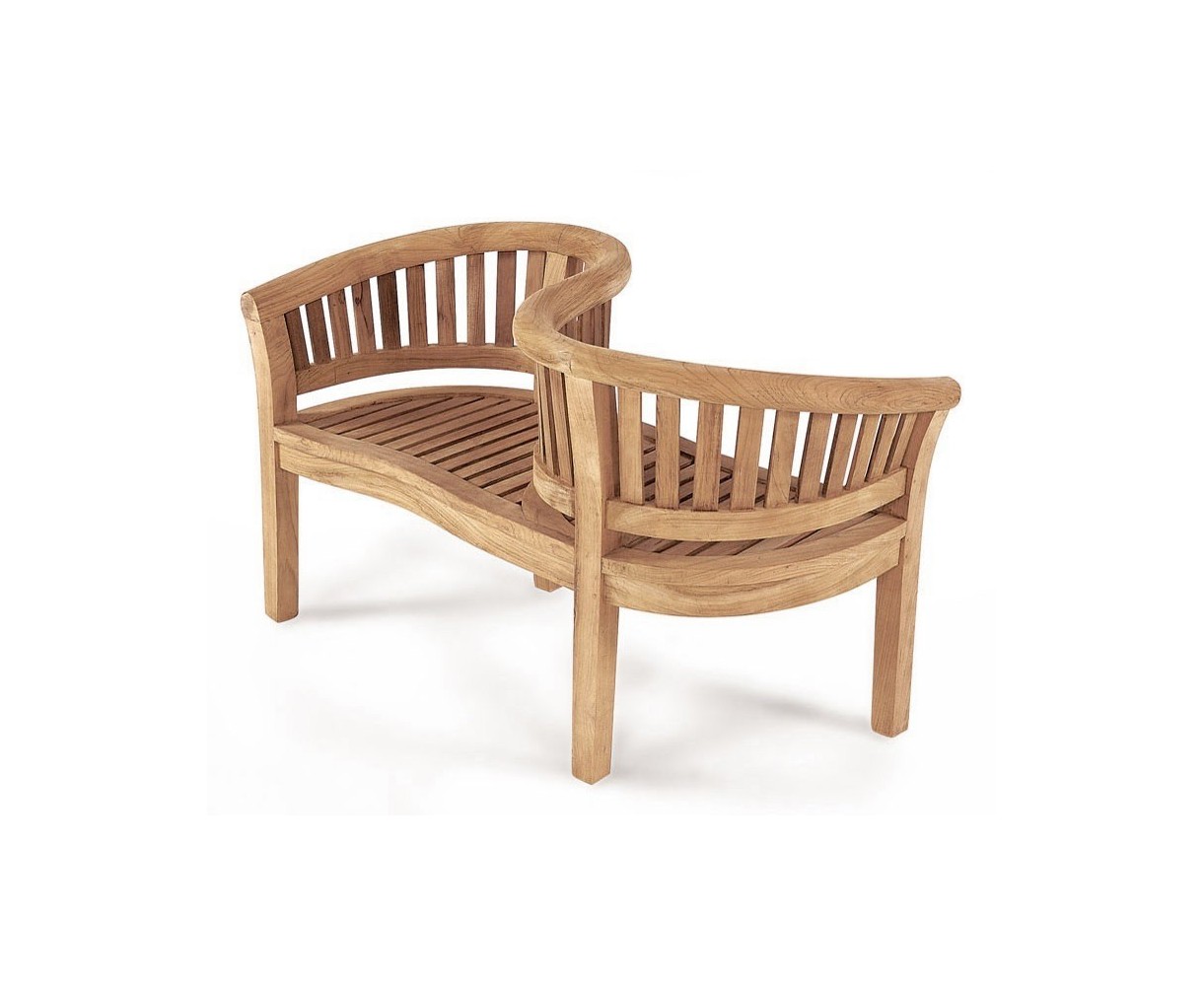 Teak Garden Love Seat - Love Bench