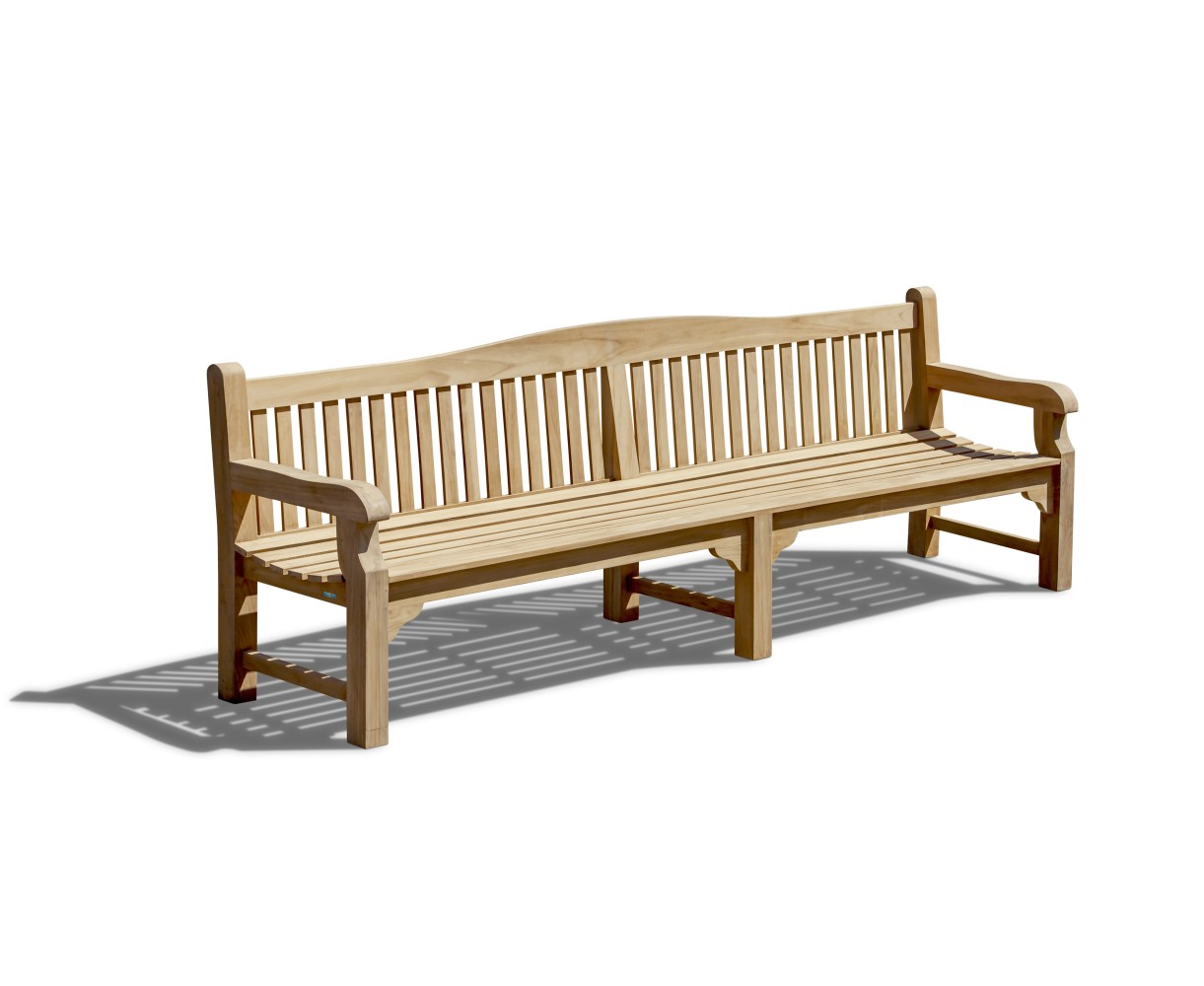 10 Foot Long Wooden Bench Large Garden Bench Seat > Garden Furniture