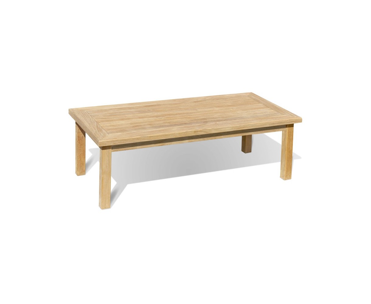 Balmoral Teak Rectangular Coffee Table - 1.5m