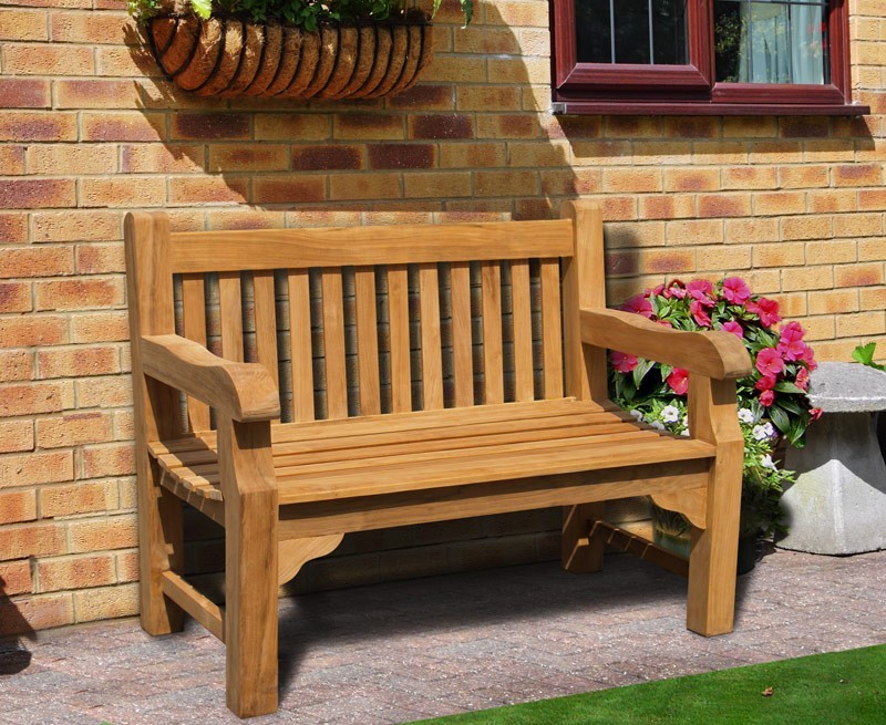 Balmoral 4ft Teak Park Bench