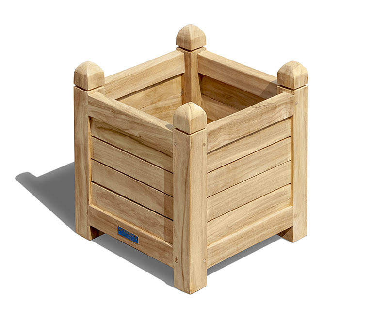 Zen Standard Garden Planter, Teak Wood - Corido
