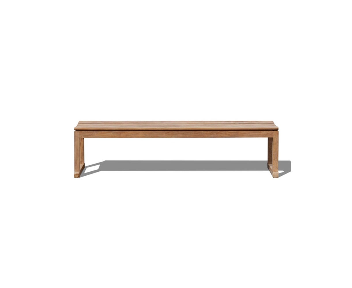 Westminster Teak Backless 6ft Garden Bench | Sports Bench Seating