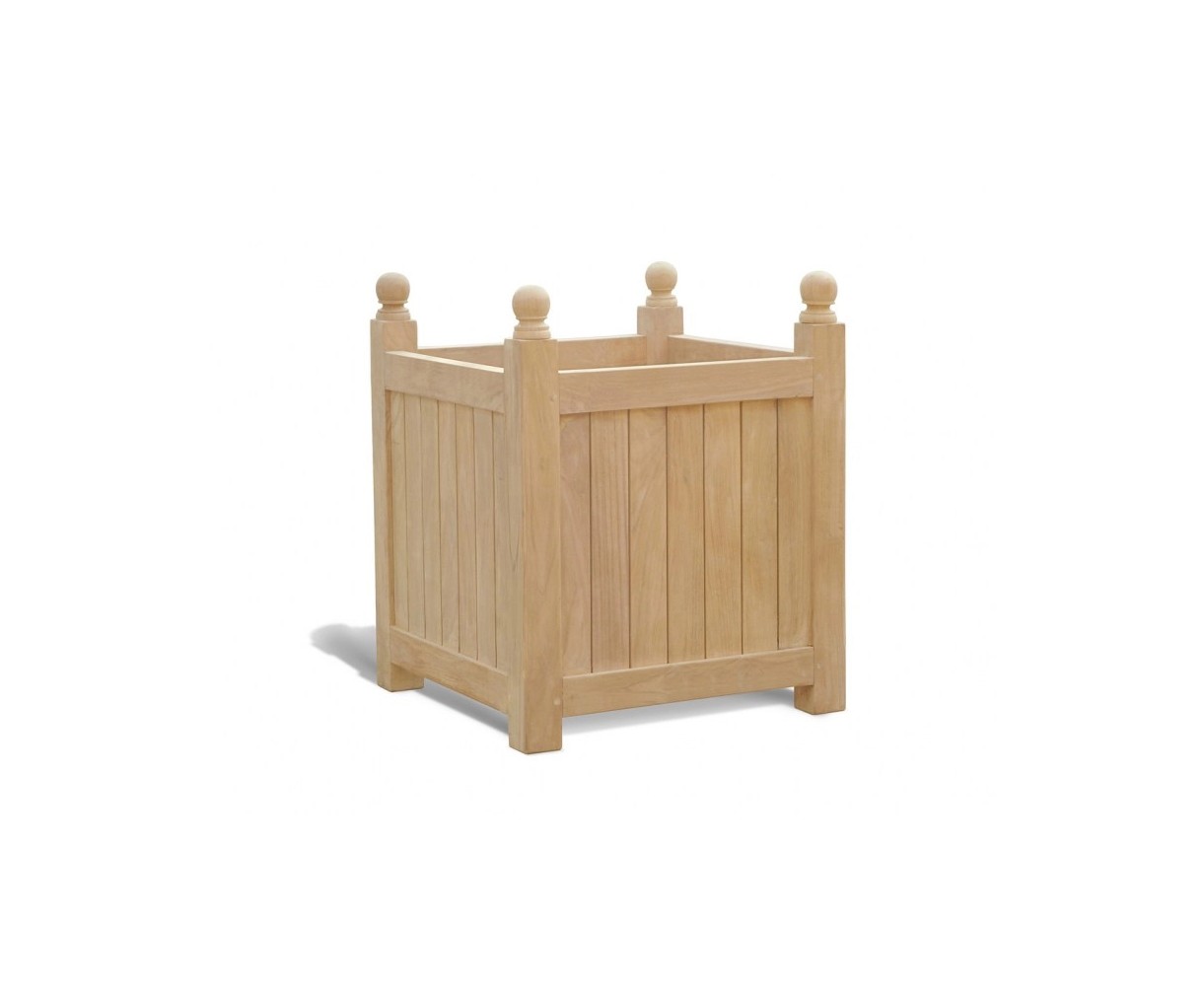Teak Wooden Garden Planter | Large Versailles Planter