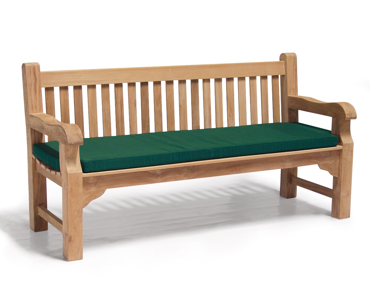 Balmoral Park Bench 6ft Teak Street Bench - 1.8m