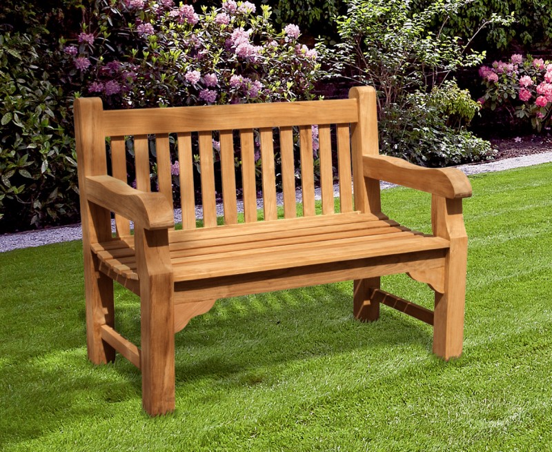Balmoral 4ft Teak Park Bench