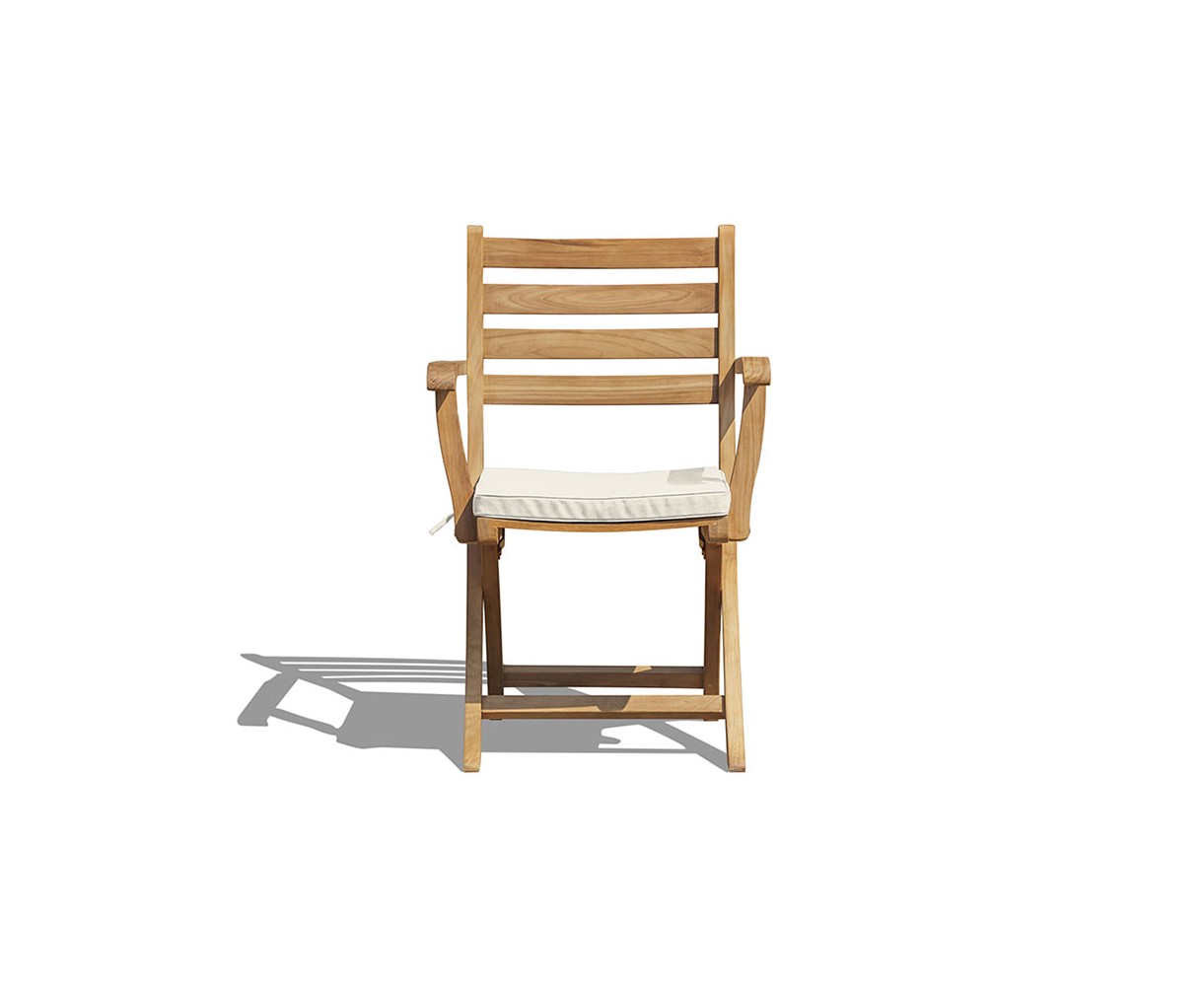 Suffolk Low Back Teak Folding Armchair