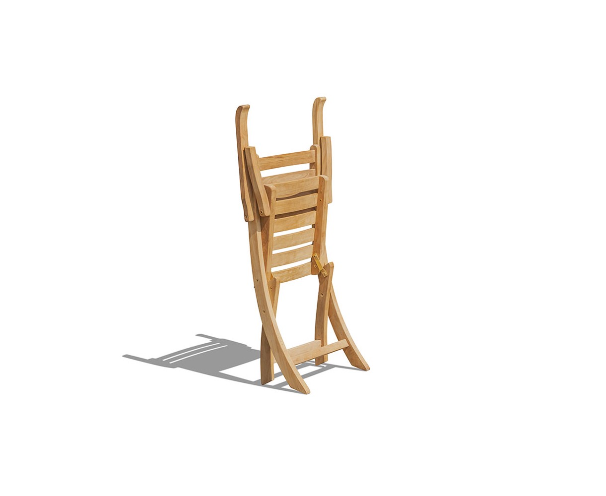 Suffolk Low Back Teak Folding Armchair