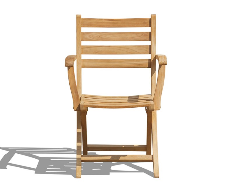 Suffolk Low Back Teak Folding Armchair